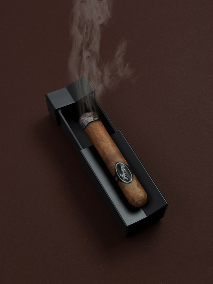 DAVIDOFF /// TRAVEL HUMIDOR - estragon Swiss Design